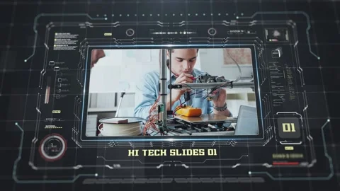 Hi Tech Slides ~ After Effects Project #219539717 | Pond5
