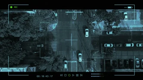 Hi-Tech Target Surveillance Software Int... | Stock Video | Pond5