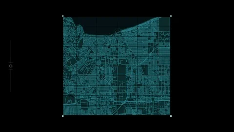 Hi Tech User Interface Head Up Display D... | Stock Video | Pond5