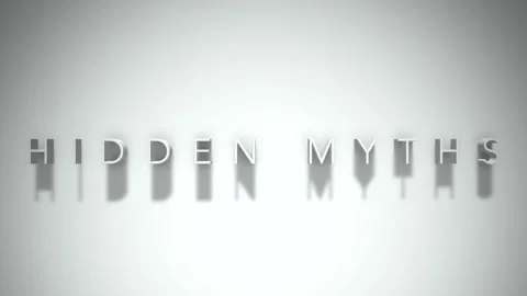 hidden myths 3D title animation white te... | Stock Video | Pond5