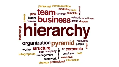 Hierarchy animated word cloud, text desi... | Stock Video | Pond5