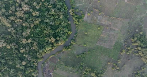 High aerial fly over view. Shocking defo... | Stock Video | Pond5