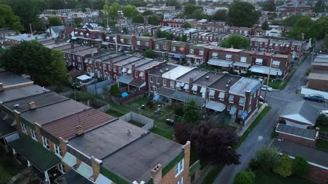 High crime neighborhood in urban America... | Stock Video | Pond5