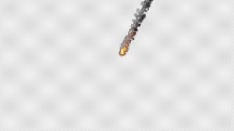 High-Detailed 4k Animated Meteor On Tran... | Stock Video | Pond5