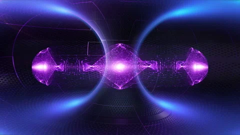 High-Energy Particle Flow Through Advanc... | Stock Video | Pond5