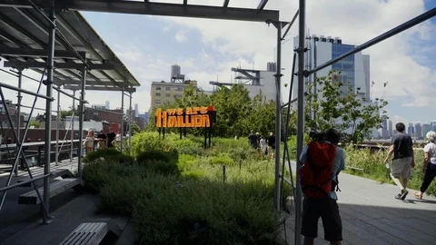 High Line public art | Stock Video | Pond5