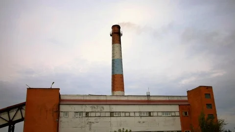 high pipe factory | Stock Video | Pond5