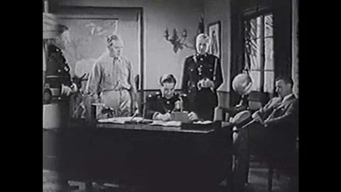 High ranking military officials meet to ... | Stock Video | Pond5