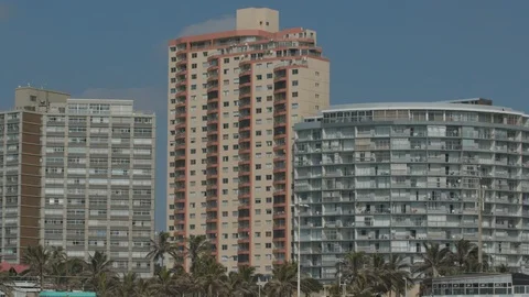High Rise Buildings of Durban, South Afr... | Stock Video | Pond5
