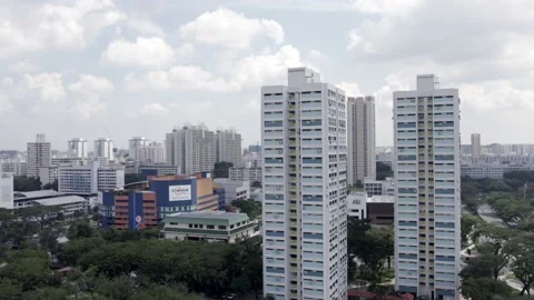High-rise HDB Flats At Planning Area Of ... | Stock Video | Pond5