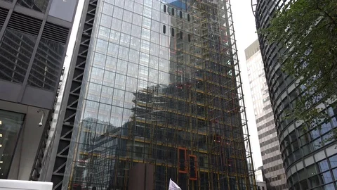 high rise office building lifts | Stock Video | Pond5