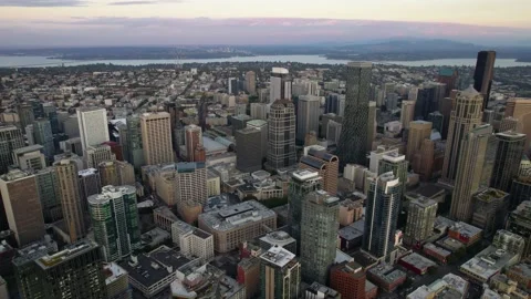 High-rise in the Seattle city centre, Wa... | Stock Video | Pond5
