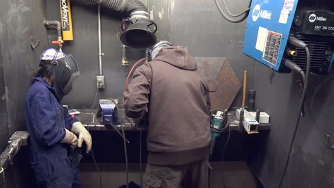 Student Welding Stock Video Footage | Royalty Free Student Welding ...