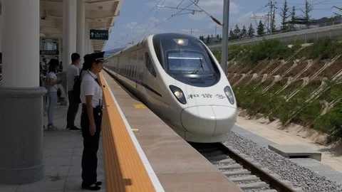 Railway Station Stock Footage ~ Royalty Free Stock Videos | Pond5