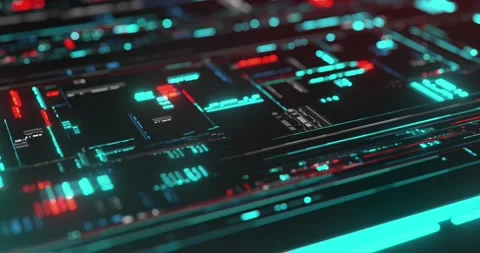 Animated Tech Background Stock Video Footage | Royalty Free Animated ...