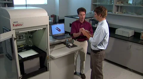 High Tech Computer Teamwork 1 | Stock Video | Pond5