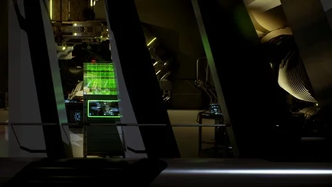 High-Tech Scene: Holographic Message Cre... | Stock Video | Pond5