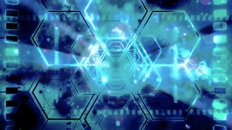 Animated Tech Background Stock Video Footage | Royalty Free Animated ...