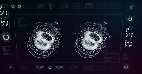 High tech screen background. 4K motion g... | Stock Video | Pond5
