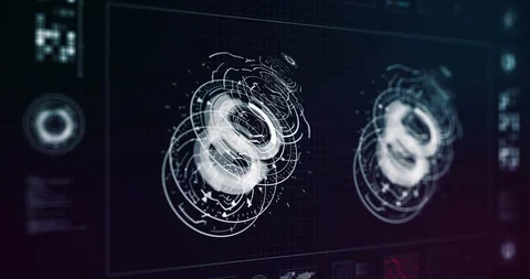High tech screen background. 4K motion g... | Stock Video | Pond5