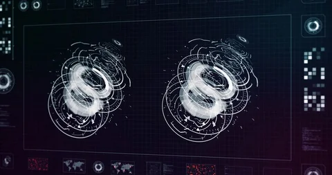 High tech screen background. 4K motion g... | Stock Video | Pond5