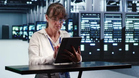 High tech space with AI servers | Stock Video | Pond5