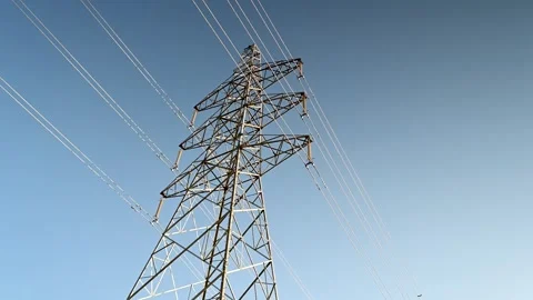 High Voltage Grid Infrastructure in Duba... | Stock Video | Pond5