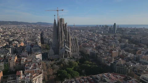 higher flying counter clockwise around S... | Stock Video | Pond5