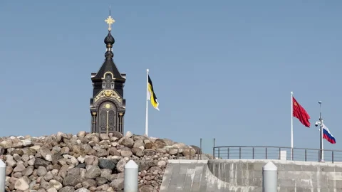 the highest and largest flags in the wor... | Stock Video | Pond5