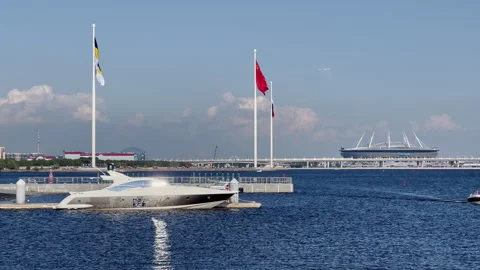 the highest and largest flags in the wor... | Stock Video | Pond5
