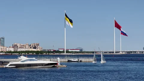 the highest and largest flags in the wor... | Stock Video | Pond5