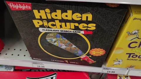 Highlights Hidden Pictures Flashlight Se... | Stock Video | Pond5