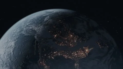 Highly detailed CGI rendering of Earth f... | Stock Video | Pond5