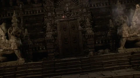 Highly detailed of the secret temple is ... | Stock Video | Pond5