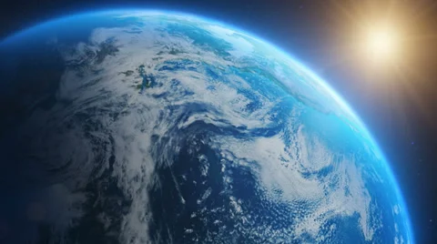 Highly realistic spinning Earth. Loopabl... | Stock Video | Pond5