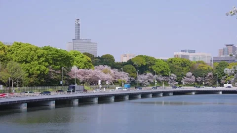 Highway in Tokyo City, Cars Driving Past... | Stock Video | Pond5