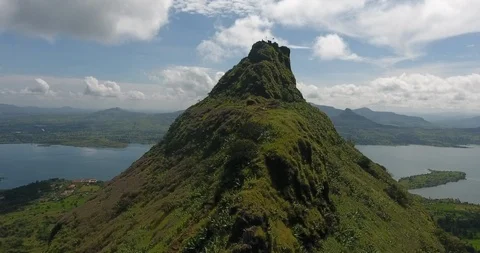 hiking the mountain fort in the Western ... | Stock Video | Pond5