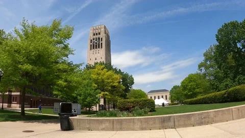 Hill Auditorium University of Michigan C... | Stock Video | Pond5