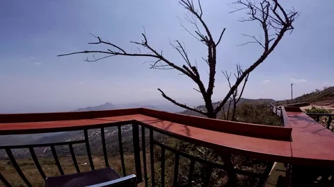 Hill top view point balcony,Phu Thap Boe... | Stock Video | Pond5