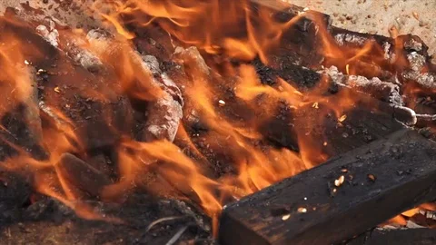 Burning Funeral Pyre Stock Video Footage | Royalty Free Burning Funeral ...