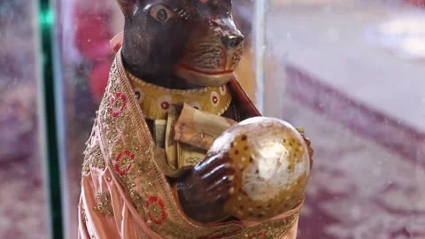 hindu god ganesha ride rat worshiped wit... | Stock Video | Pond5