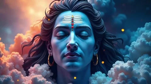 Hindu god Shiva, Colorful indian hindu G... | Stock Video | Pond5