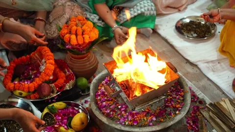 Indian Hawan Stock Video Footage | Royalty Free Indian Hawan Videos | Pond5