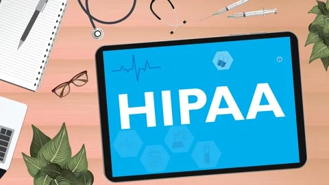 HIPAA Compliance 4k Illustrated Cartoon ... | Stock Video | Pond5