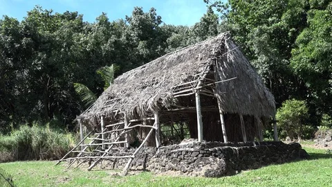Historic Aboriginal Shelter Structure Hu... | Stock Video | Pond5