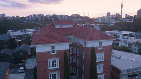 Historic brick building on Parnell road,... | Stock Video | Pond5