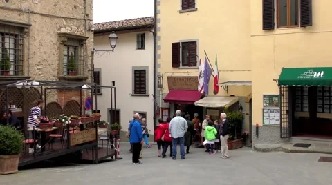 The historic city centre of Radda in Chi... | Stock Video | Pond5