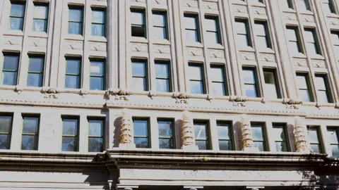 Historic Downtown Augusta tilt of a tall... | Stock Video | Pond5