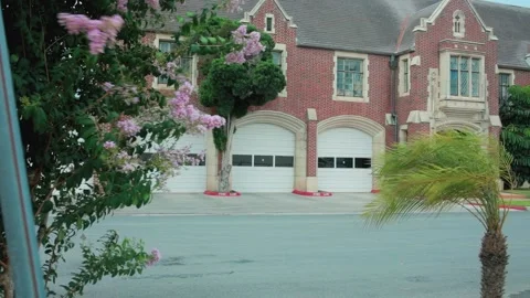 Historic Firehouse Exterior with Fire Tr... | Stock Video | Pond5