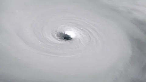 Historic hurricane Melissa as seen on se... | Stock Video | Pond5